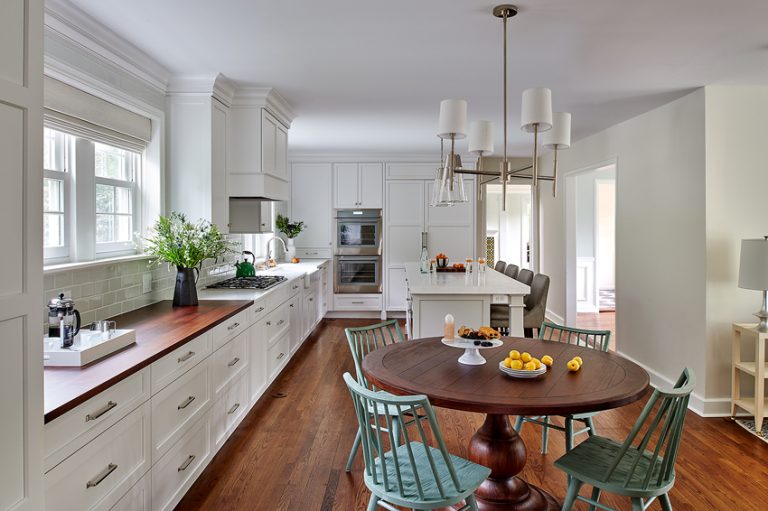 Bryn Mawr kitchen and family room - Glenna Stone Interior Design